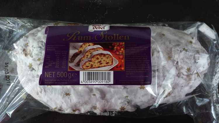 Rum Stollen 400g - Products - German Butchery