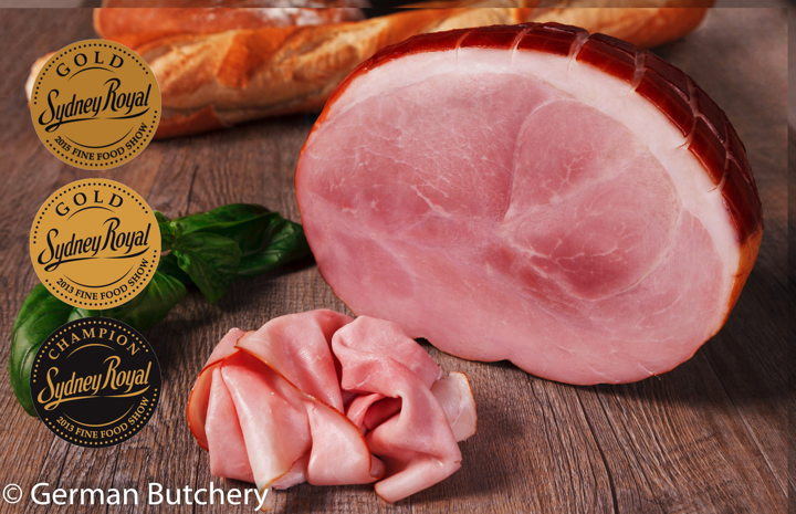 Christmas Hams at the German Butchery